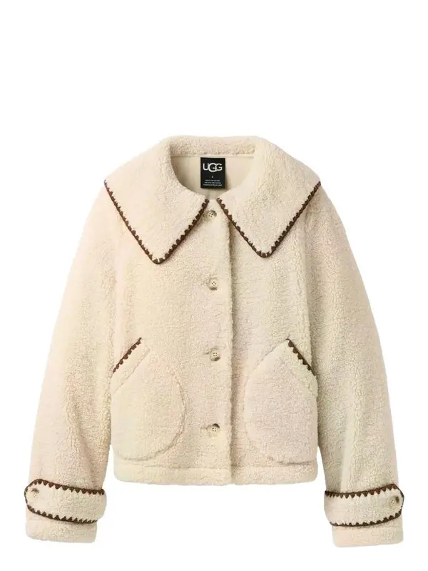 UGG Nikia Blanket-stitch Jacket - Neutrals