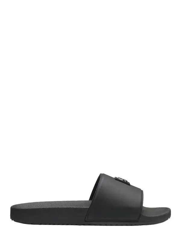 Hugo Logo-appliqué Slides - Black