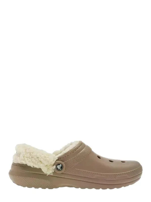 CROCS Classic Fleece-lined Clogs - Neutrals