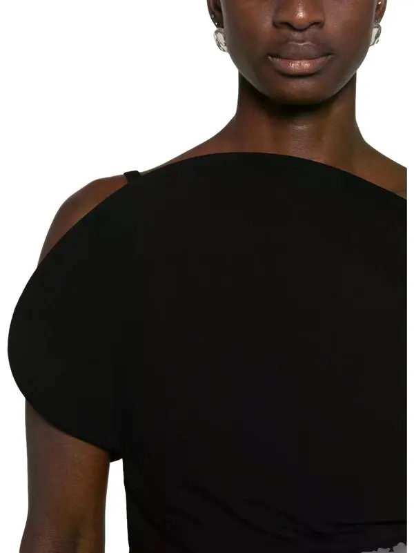 Simkhai Draped Mini Dress - Black