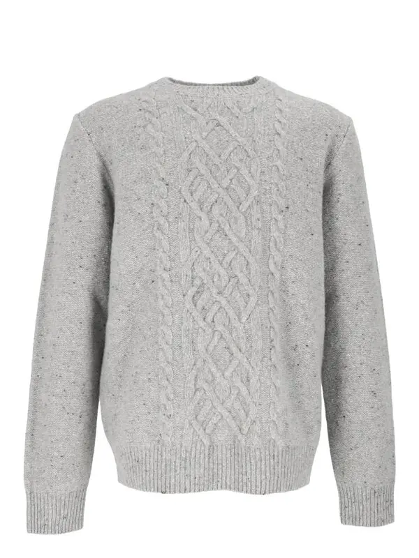 Peserico Cable-knit Sweater - Grey