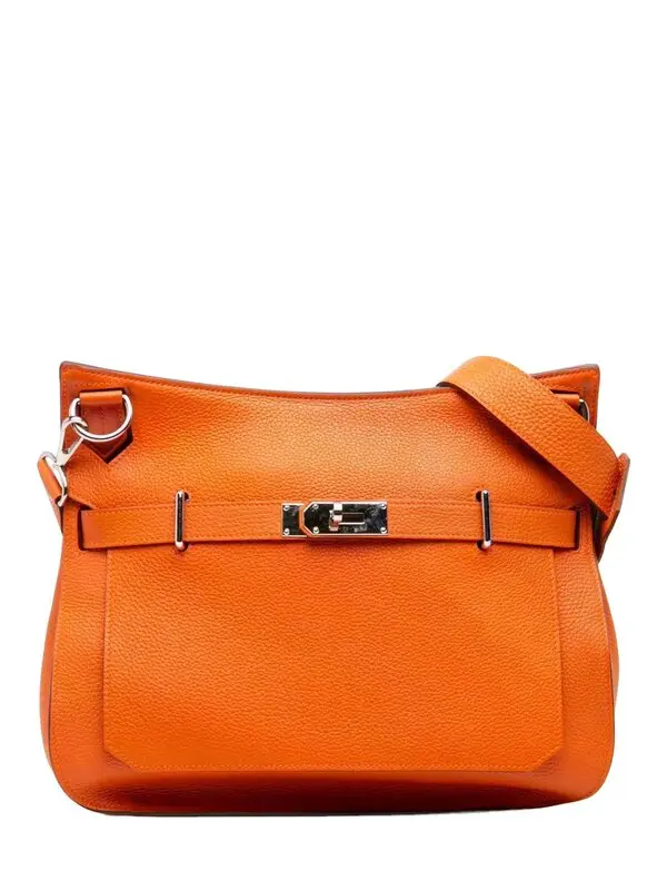 Hermès 2014 Clemence Jypsiere 34 Crossbody Bag - Orange