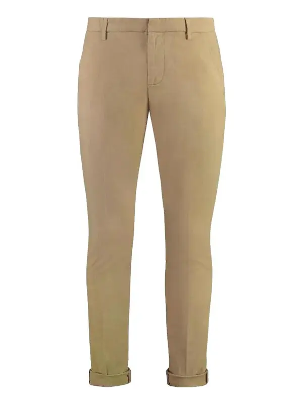 DONDUP Stretch-cotton Chino Trousers - Neutrals