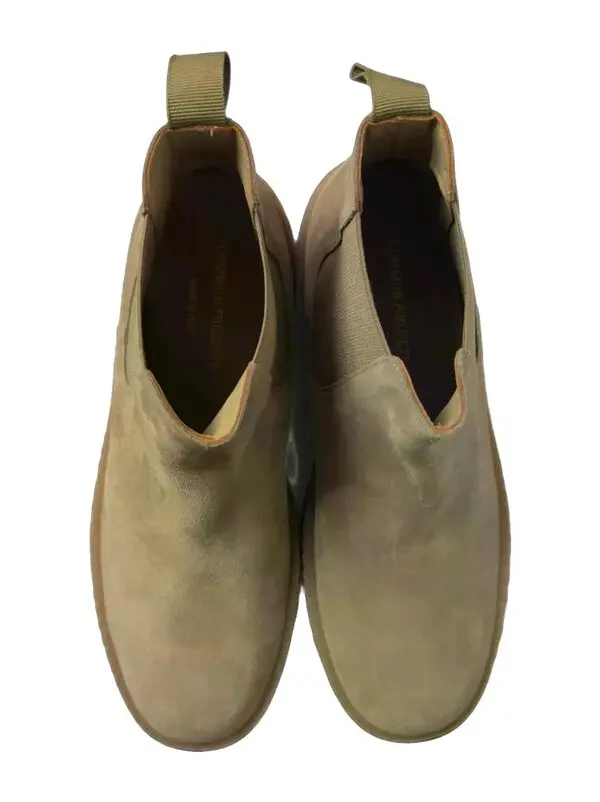 COMMON PROJECTS Suede Chelsea Boots - Brown