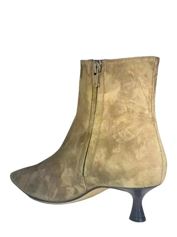MARA BINI Pointed-toe Suede Boots - Neutrals