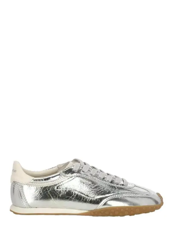 HOFF Metallic-effect Leather Sneakers - Silver
