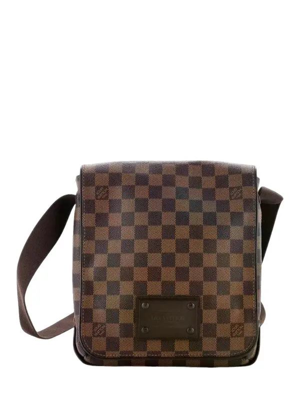 LOUIS VUITTON Brooklyn Handbag Damier Pm Crossbody Bag - Brown