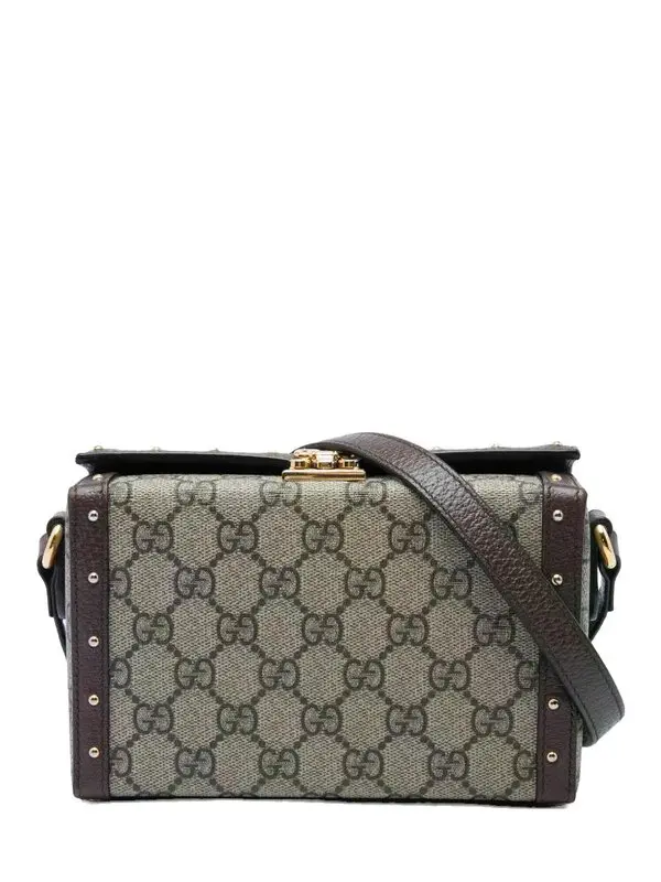 Gucci 2016-2026 Mini Gg Supreme Trunk Crossbody Bag - Neutrals