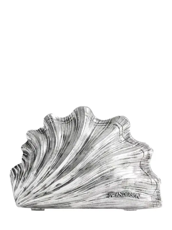 JW Anderson Shell Clutch Bag - Silver