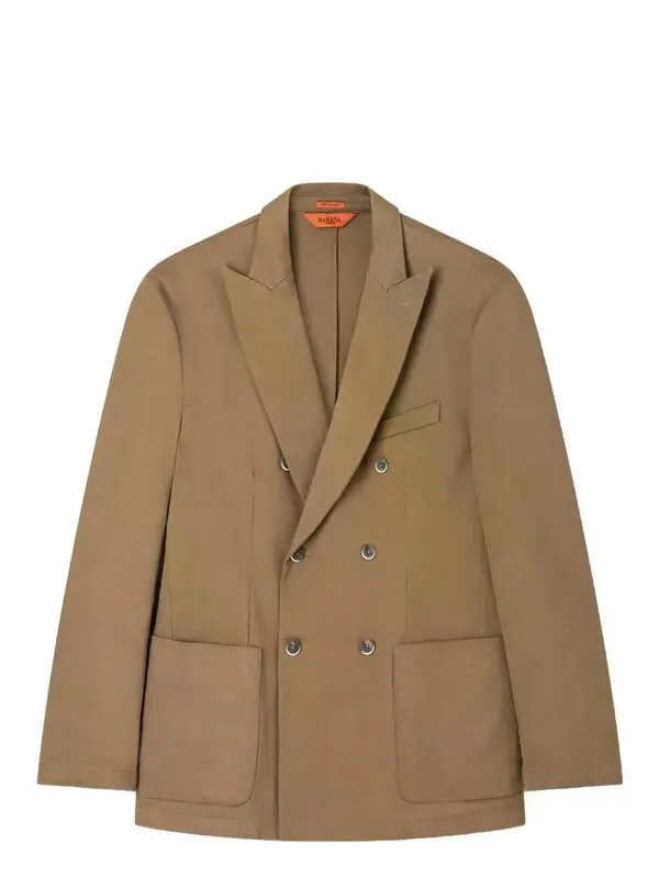 Barena Venezia Double-breasted Siroco Rovato Jacket - Brown