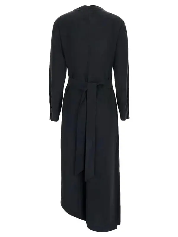 RAME Twist-detail Asymmetric Dress - Black