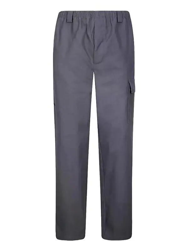 GR10K Elasticated-waistband Cargo Pants - Grey