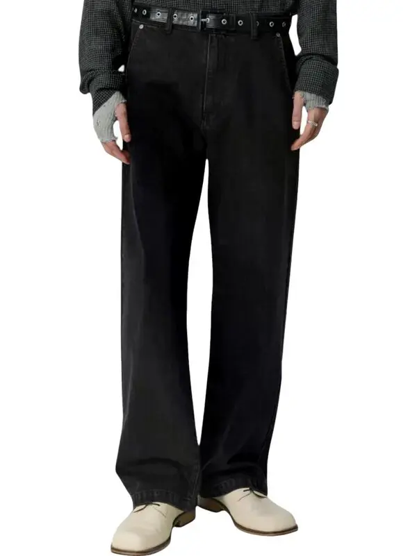 MFPEN Cotton Straight-leg Jeans - Black