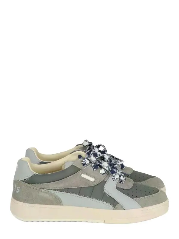 Palm Angels Logo-print Low-top Sneakers - Grey