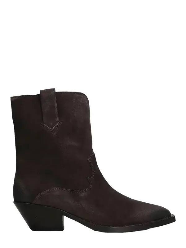 Ash Donovan Pointed-toe Leather Cowboy Boots - Brown