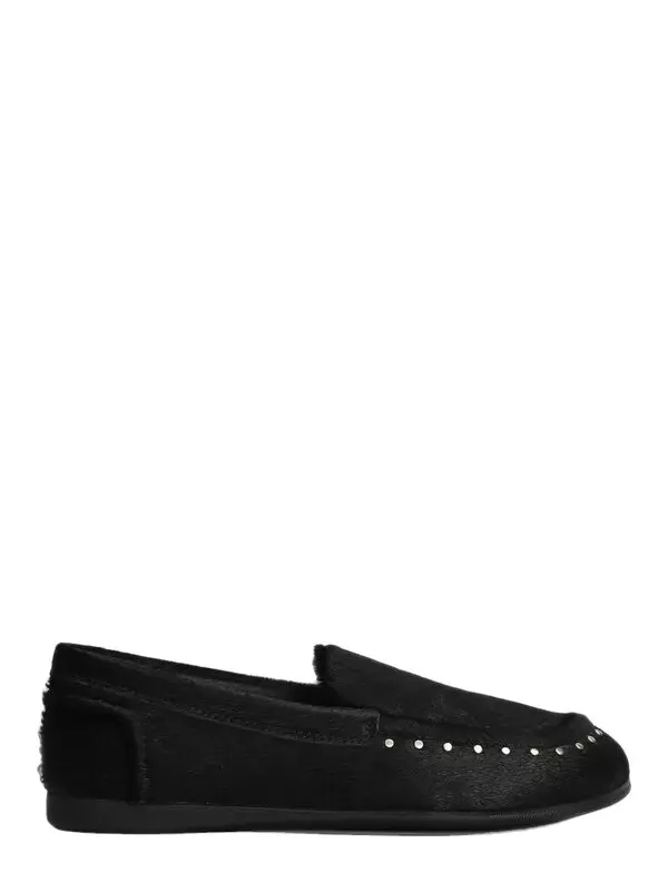 Ash Jasper Stud-embellished Loafers - Black