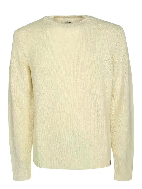 Jacob Cohen Chunky-knit Crew-neck Sweater - White