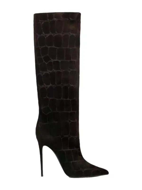 LE SILLA Eva Suede Boots - Brown