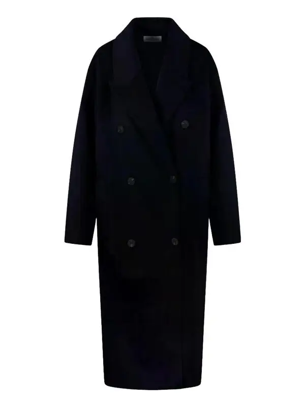THE DYNAMIS STUDIO Double-breasted Coat - Blue