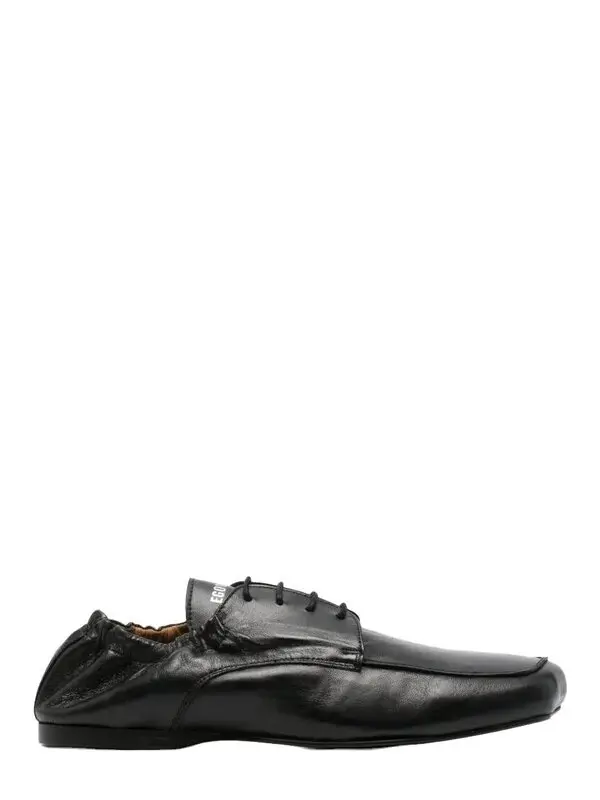 EGONLAB Leather Derby Shoes - Black