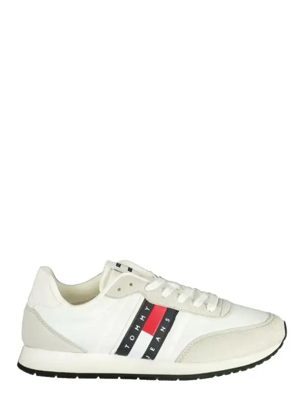 Tommy Hilfiger Logo-print Panelled Sneakers - White