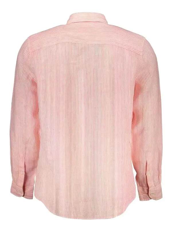 NORTH SAILS Stripe-pattern Linen Shirt - Pink