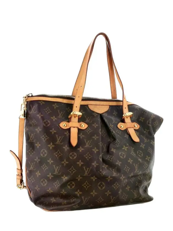LOUIS VUITTON Palermo Handbag Monogram Canvas Gm Tote Bag - Brown