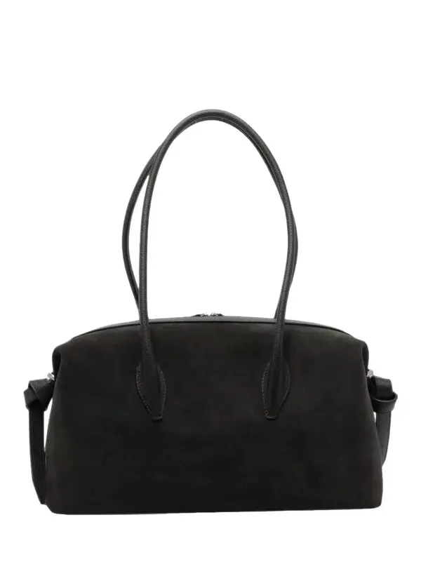 Yuzefi Brioche Suede Shoulder Bag - Brown