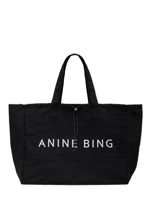 ANINE BING Leo Sport Tote - Black