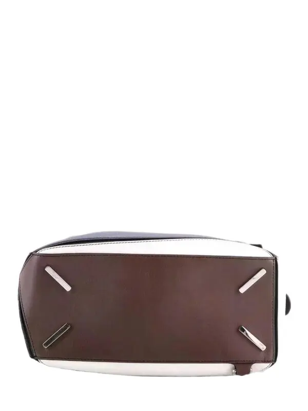 Loewe Puzzle Bag Leather Medium Shoulder Bag - Black