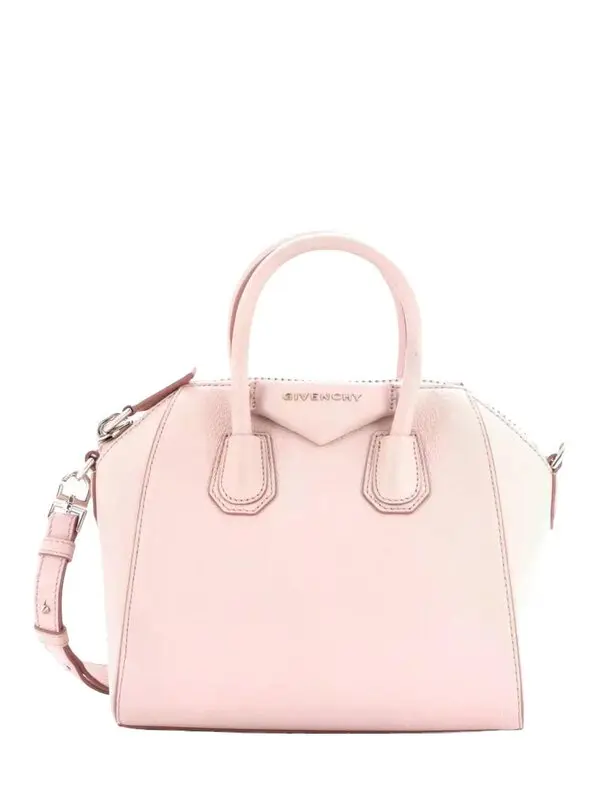 Givenchy Antigona Bag Leather Mini Crossbody Bag - Pink