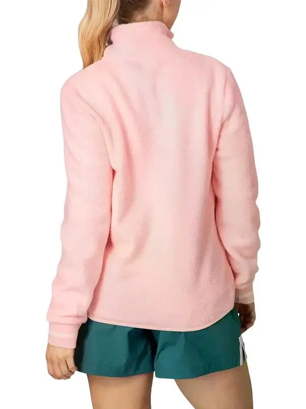 Kari Traa Røthe Fleece Zip-up Midlayer Sweatshirt - Pink