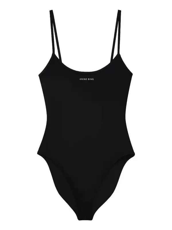 ANINE BING Barbara Bodysuit - Black