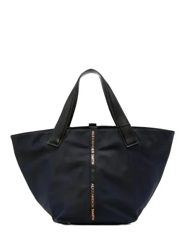 ALEXANDER SMITH Medium Lauren Logo-embellishment Tote Bag - Blue