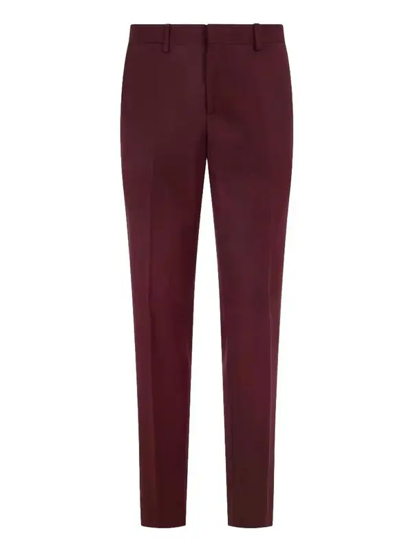 Moschino Pressed-crease Tailored Trousers - Red