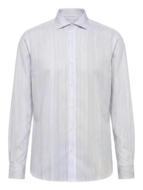 Peserico Vertical-stripe Shirt - White