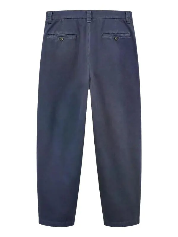 Paul & Shark Straight-leg Cotton Trousers - Blue