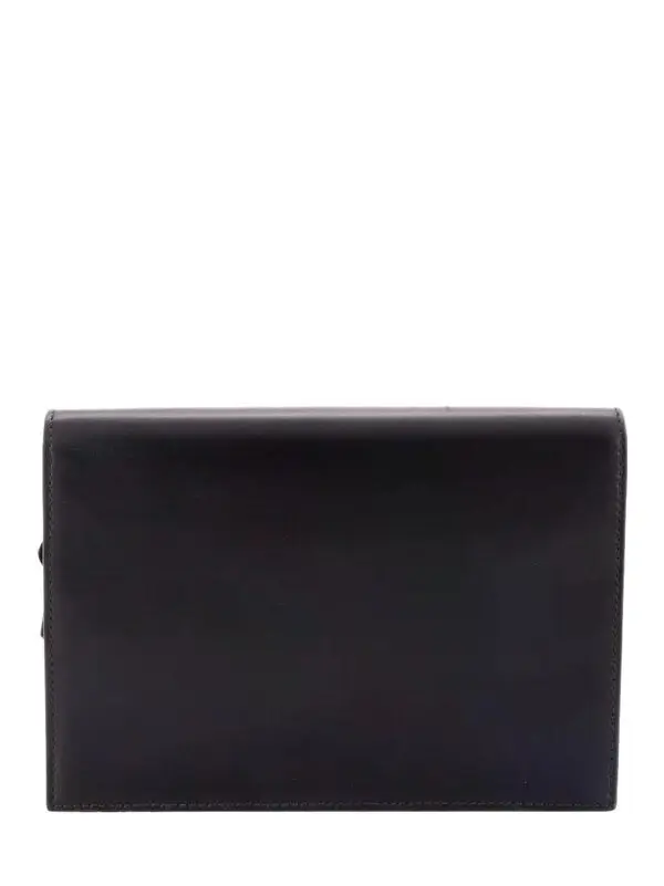 Valentino Garavani Vcase Shoulder Bag Leather Small Crossbody Bag - Black