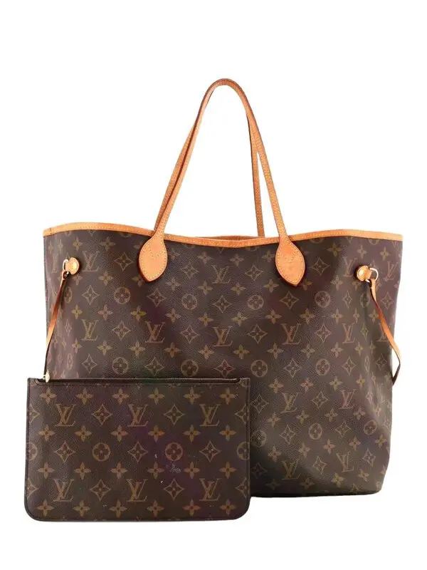 LOUIS VUITTON Neverfull Nm Monogram Canvas Gm Tote Bag - Brown