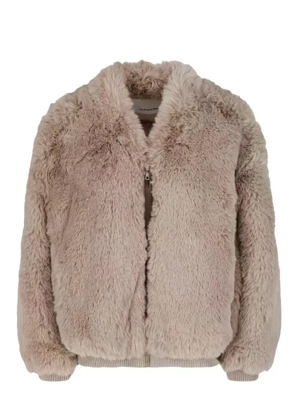 THE FRANKIE SHOP Senna Faux-fur Jacket - Neutrals
