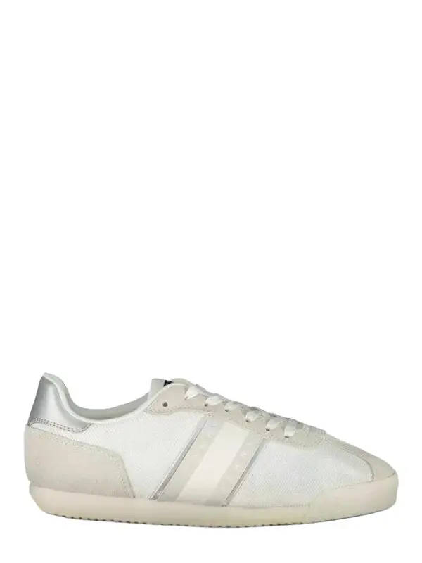 Tommy Hilfiger Suede-panelled Logo-tape Sneakers - Neutrals