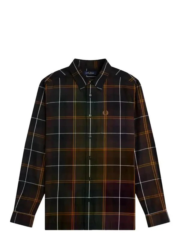 Fred Perry Check-pattern Shirt - Brown