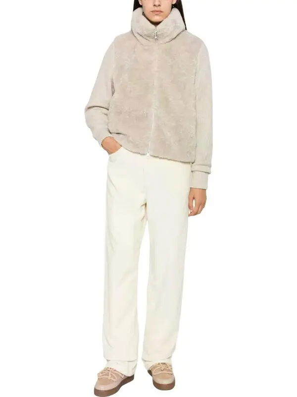 BOMBOOGIE Panelled Jacket - Neutrals