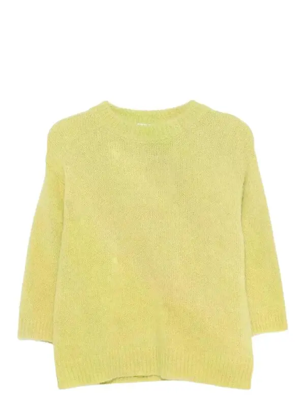 NIU Ribbed-trim Sweater - Green