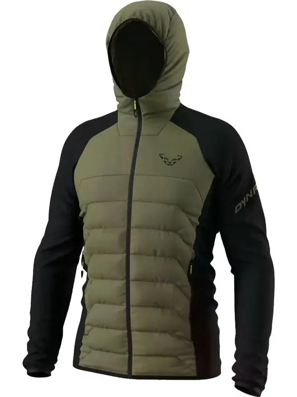 DYNAFIT Quilted Hooded Jacket - Green