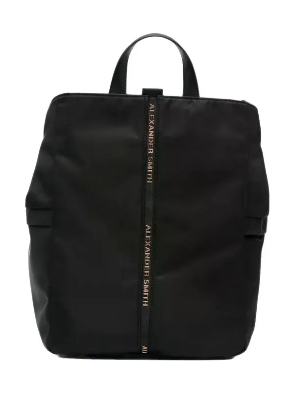 ALEXANDER SMITH Medium Daisy Logo-embellishment Backpack - Black
