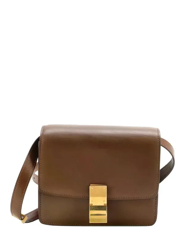 Celine Classic Box Bag Smooth Leather Small Crossbody Bag - Brown