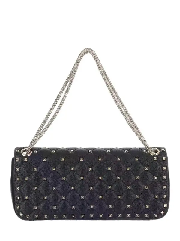 Valentino Garavani Rockstud Spike Medium Shoulder Bag In Kidskin - Black