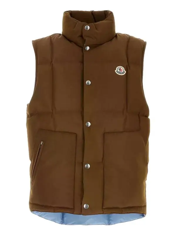 Moncler Brumelune Quilted Down Gilet - Brown