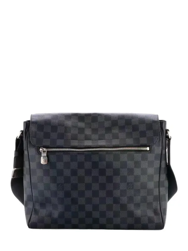 LOUIS VUITTON District Nm Messenger Bag Damier Graphite Mm Crossbody Bag - Black